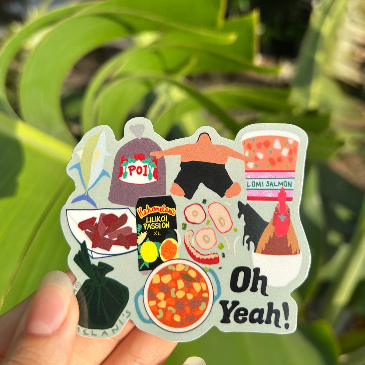 Fish and Poi Sticker – Kahomelani's LLC